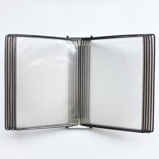 Wall-mounted Flip-Leaf Information Rack A4 Wall-Mounted 5-Leaf Loose ...