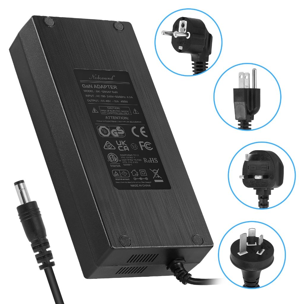Universal 48V10A DC Power Supply Adapter 480W 100-240V Transformer for ...