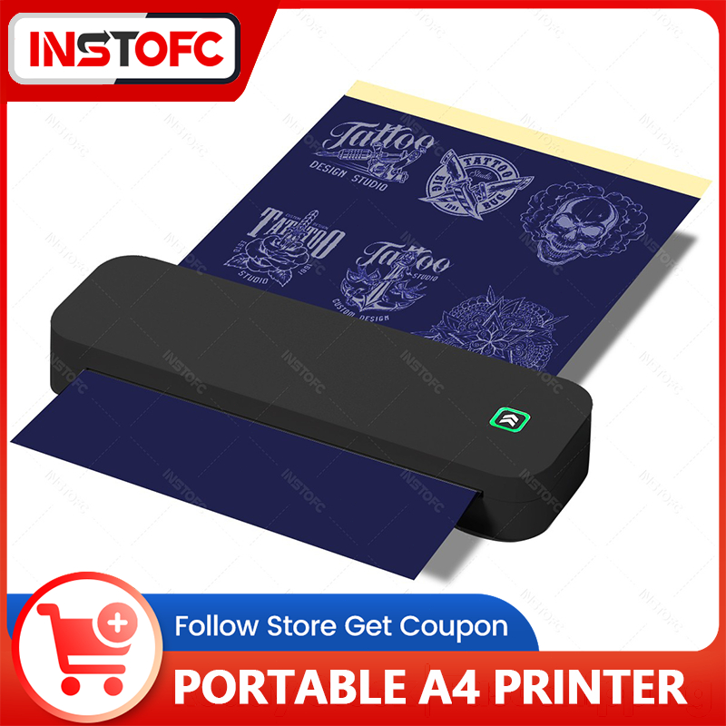 Marklife D210 Tattoo Printer Wireless A4 Document Thermal Printer A4 Printing | Shopee Philippines