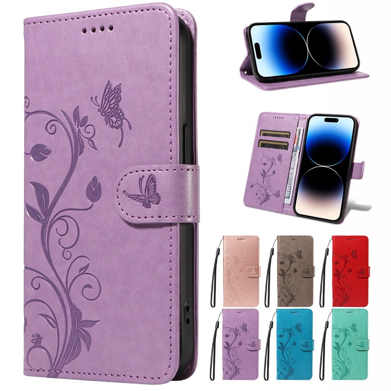 Flip Case Samsung Galaxy A06 A16 A05 A05s A15 A25 A35 A55 A13 A14 A12 A34 A54 A23 A33 5G Leather ...