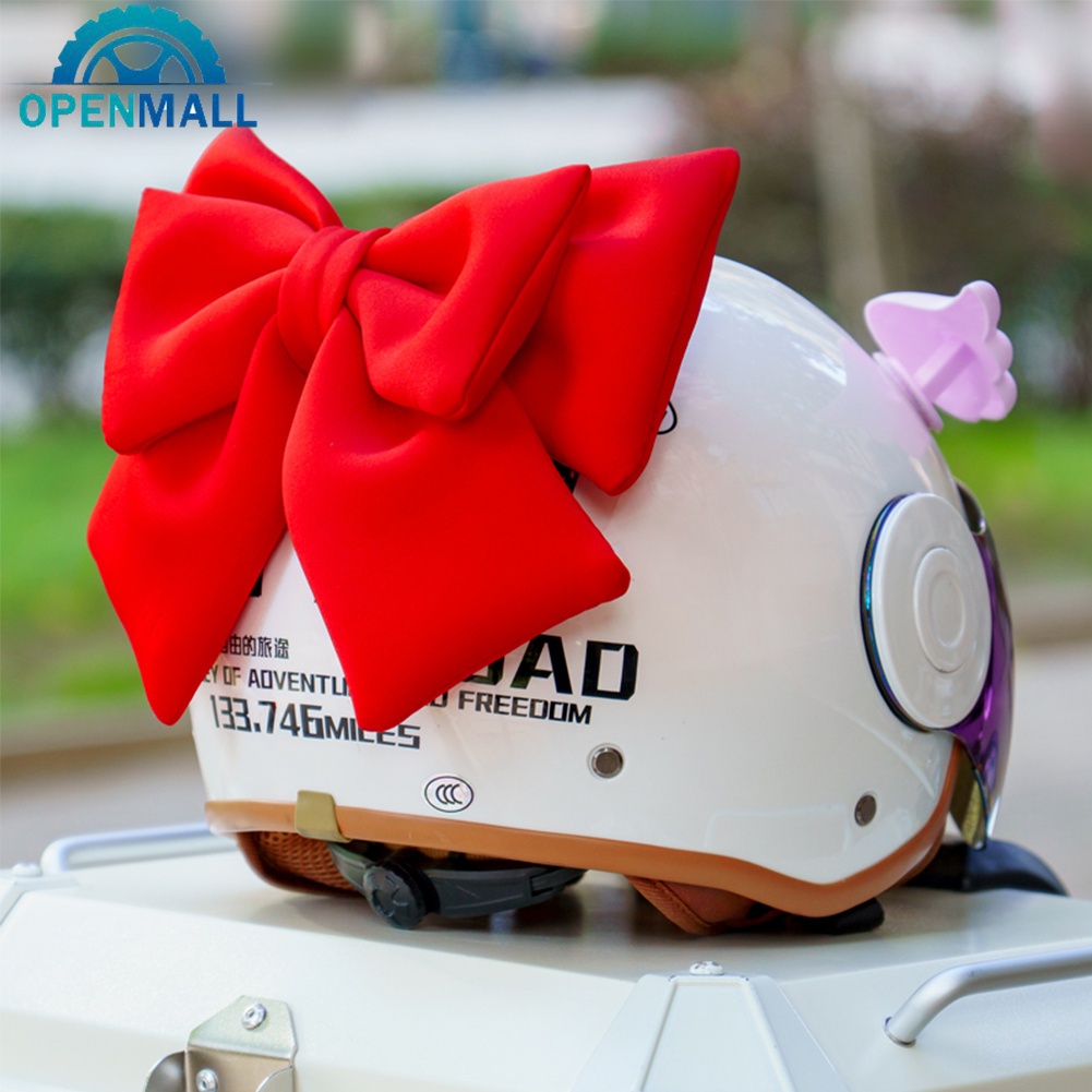 OM| Helmet Accessories for Women Vintage Helmet Ribbon Child Helmet ...