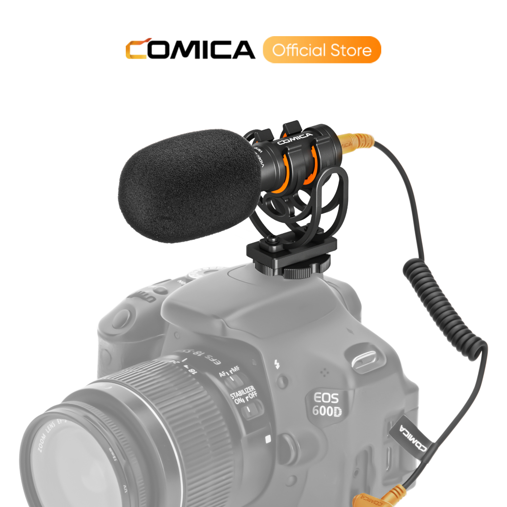 COMICA VM10 Mini Cardioid Condenser Shotgun Microphone，On-Camera Mic ...