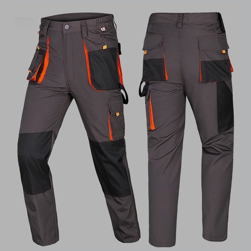 Work Pants Men Construction Functional Multi Pockets Cargo Pants for ...