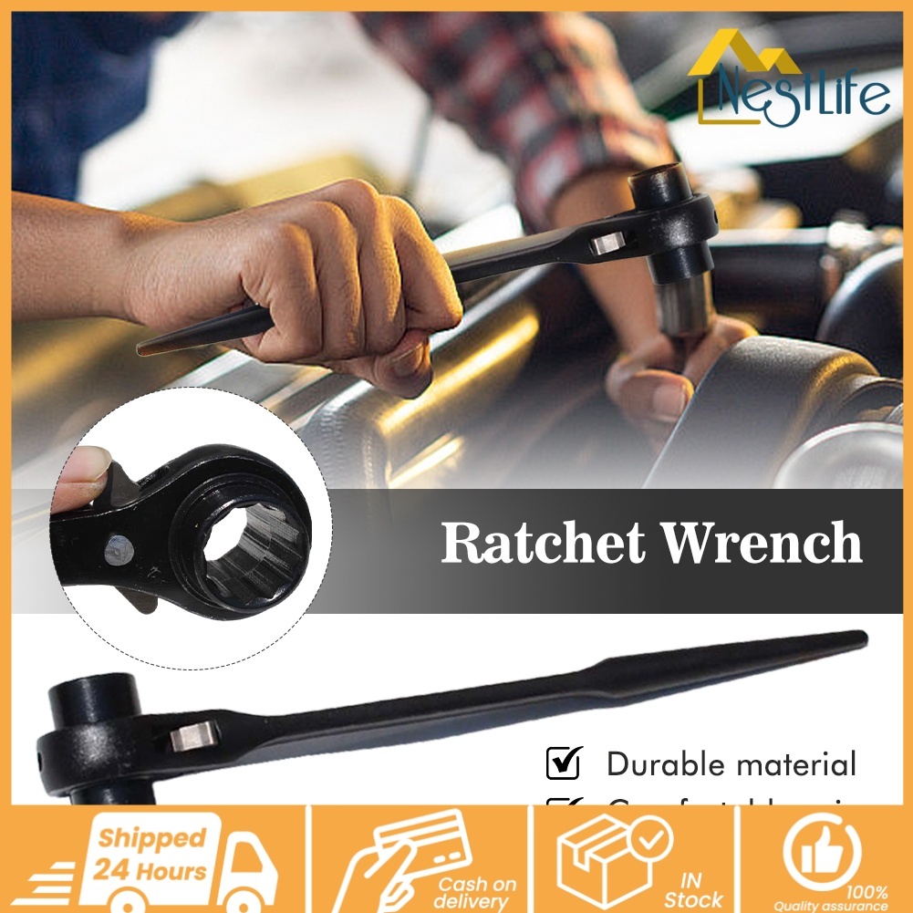 Scaffolding Podger Ratchet Wrench Point Tail Ratchet Wrench Tool Double ...