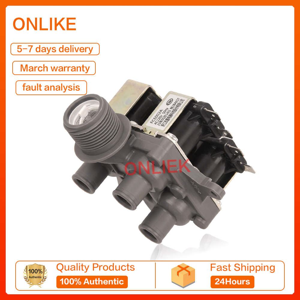 NA-F130X2/ FVS-98V1 PANASONIC WASHING MACHINE WATER INLET VALVE - 3 COIL XQB80-GD8236 FCE002A ...