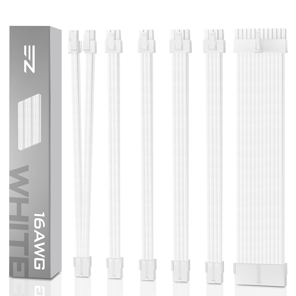 EZDIY-FAB PSU Cable Extension kit Custom Power Supply Sleeved Extension ... EZDIY-FAB PSU Cable Extension kit Custom Power Supply Sleeved Extension ...