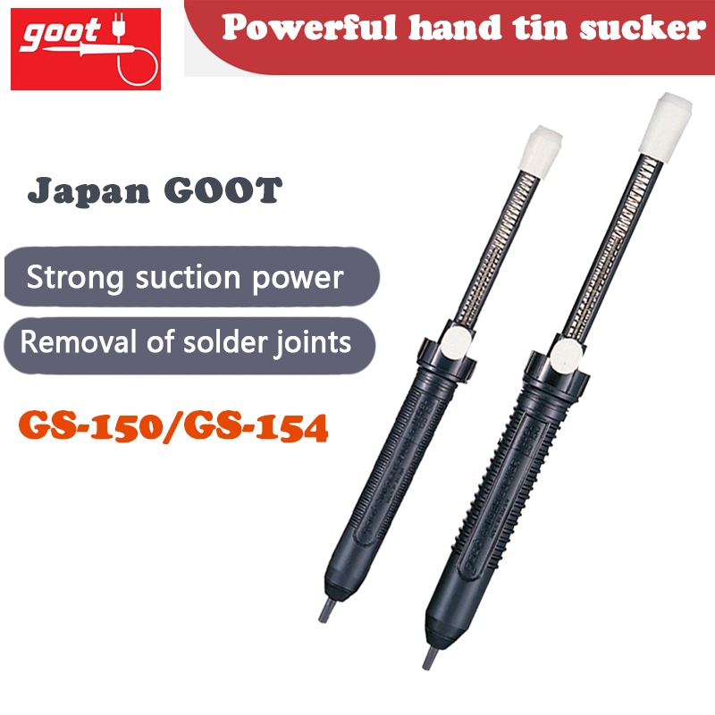 Genuine Japan Goot Tin Sucker Anti-Static Tin Gun Gs-150/ Gs-154 Tin ...
