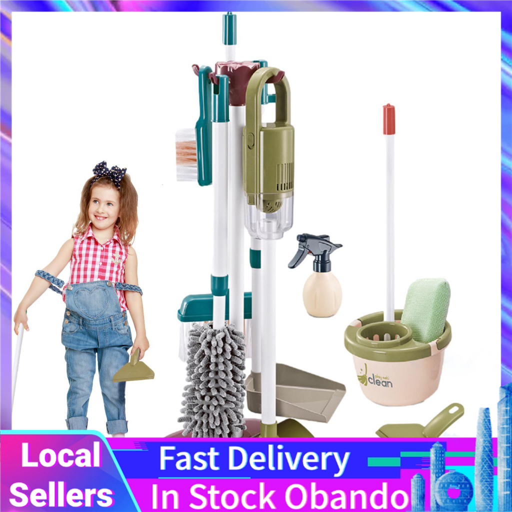 Cleaning Toys for Kids Pretend Play Cleaning Tools Multifunctional ...