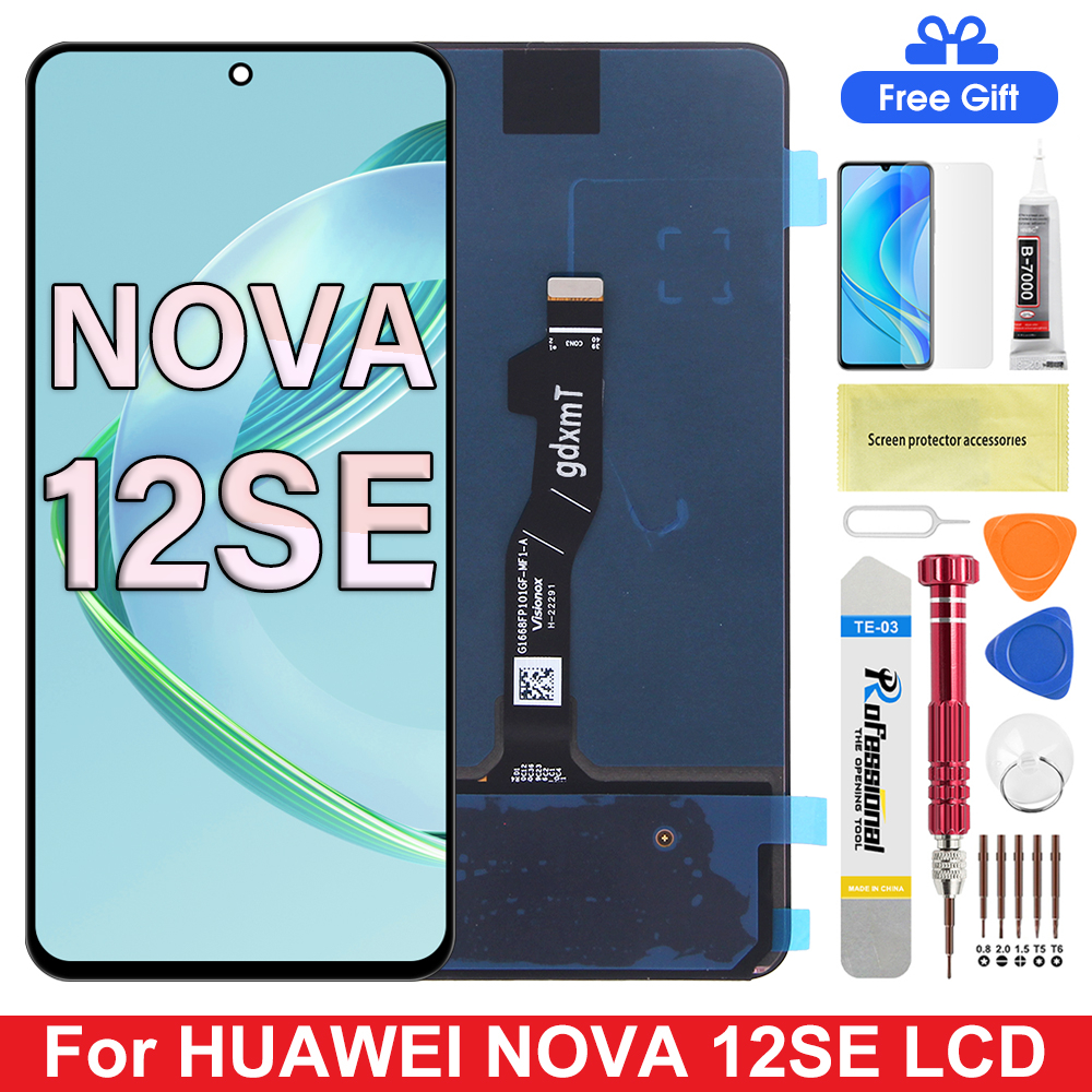 AMOLED For Huawei nova 12 SE LCD BNE-LX1 Display Touch Screen Digitizer ...