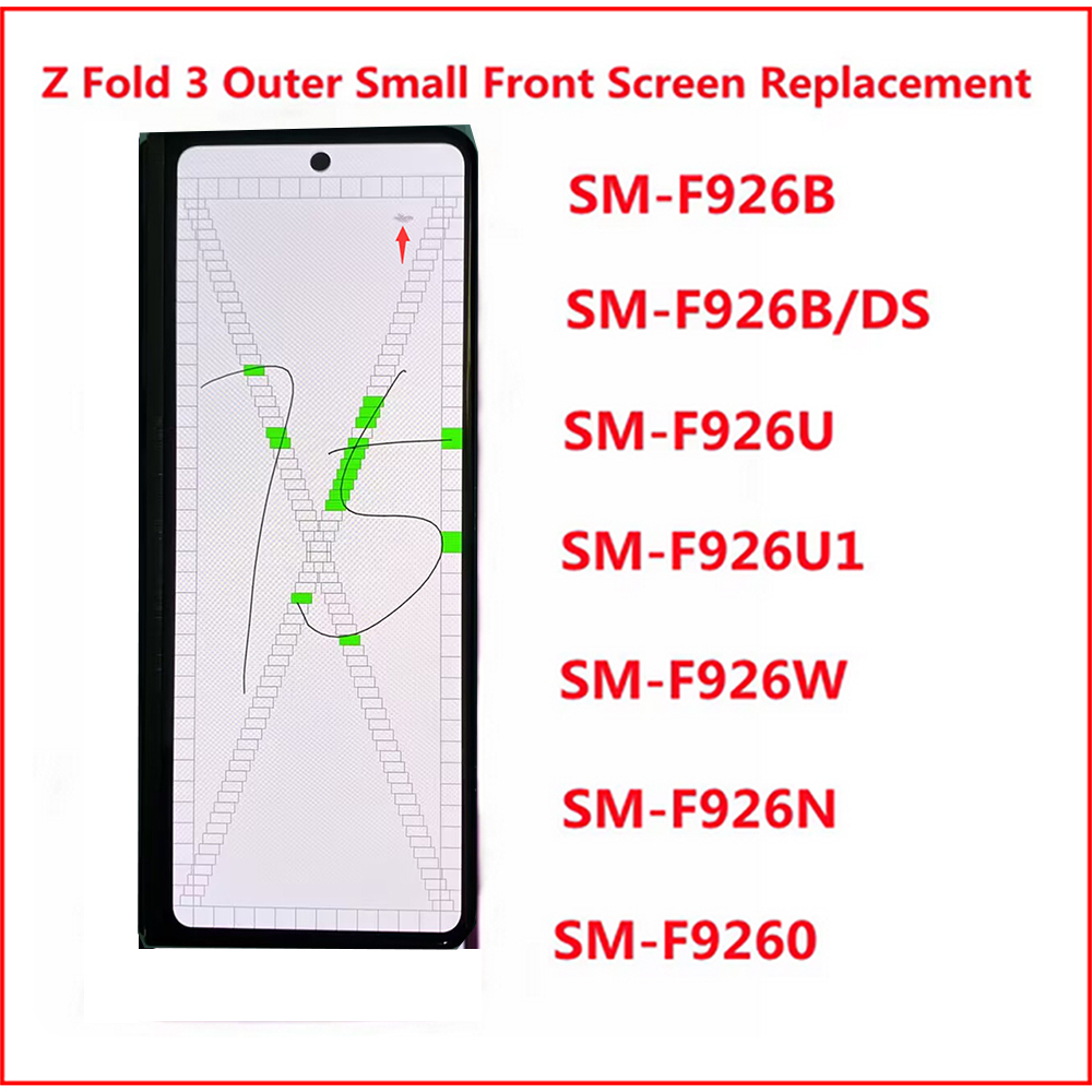 external small super amoled screen with dot or line scratches For ...