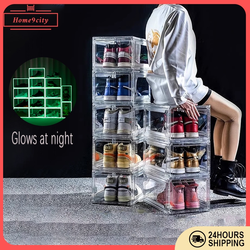 Fluorescent shoe box Acrylic shoe box Hard plastic shoe box Shoe box ...