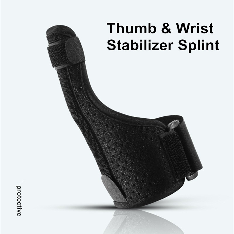 Reversible Thumb & Wrist Stabilizer Splint, Thumb Splint Brace for Trigger Finger, Pain Relief ...