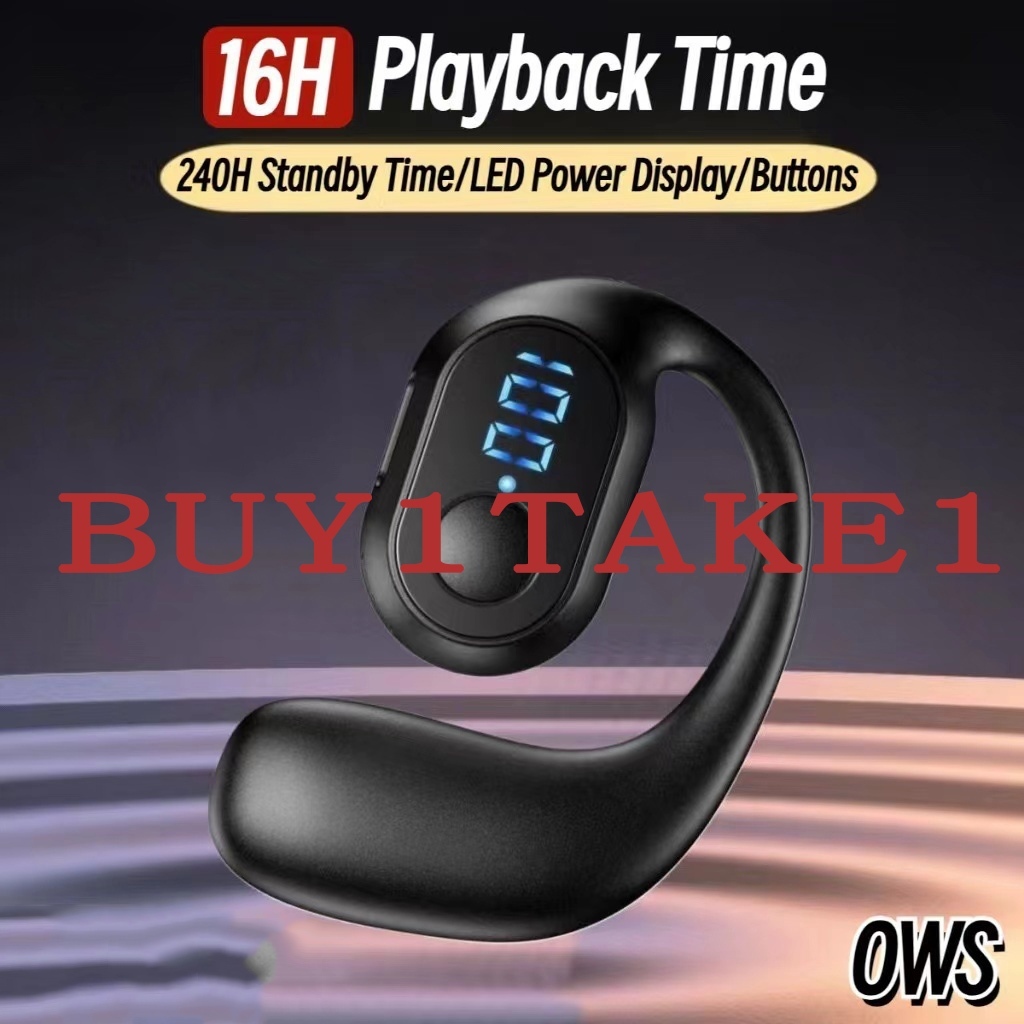 (BUY 1 TAKE 1) OWS Single-ear Earbuds Bluetooth Wireless Earphone TWS ...