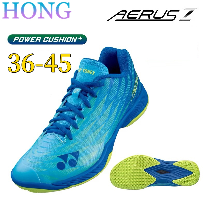 Yonex Power Cushion Aerus Z2 Blue Badminton Shoes For Unisex ...