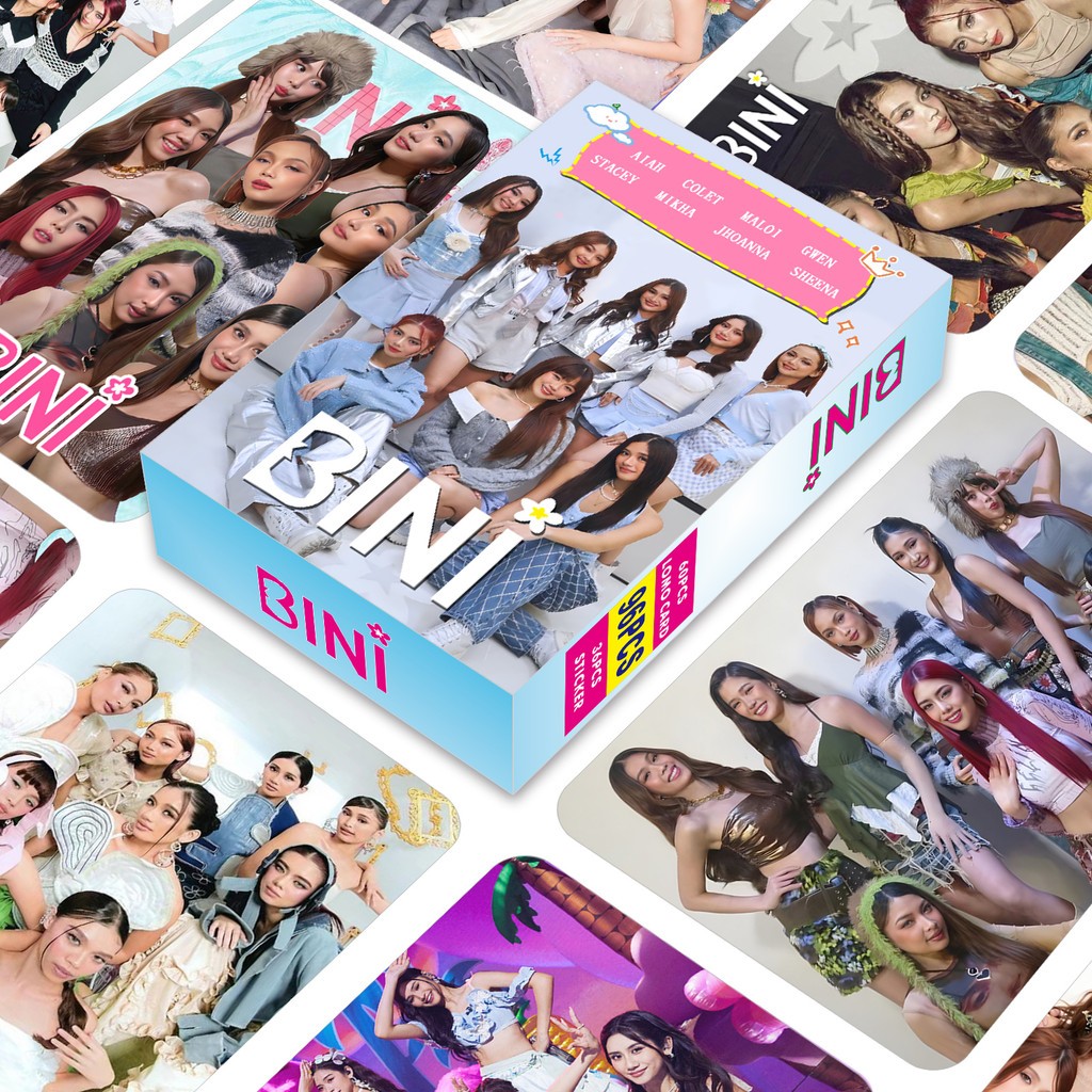 30-96pcs BINI SB19 Photocards BINI SB19 verse Laser Hologram Lomo Cards ...
