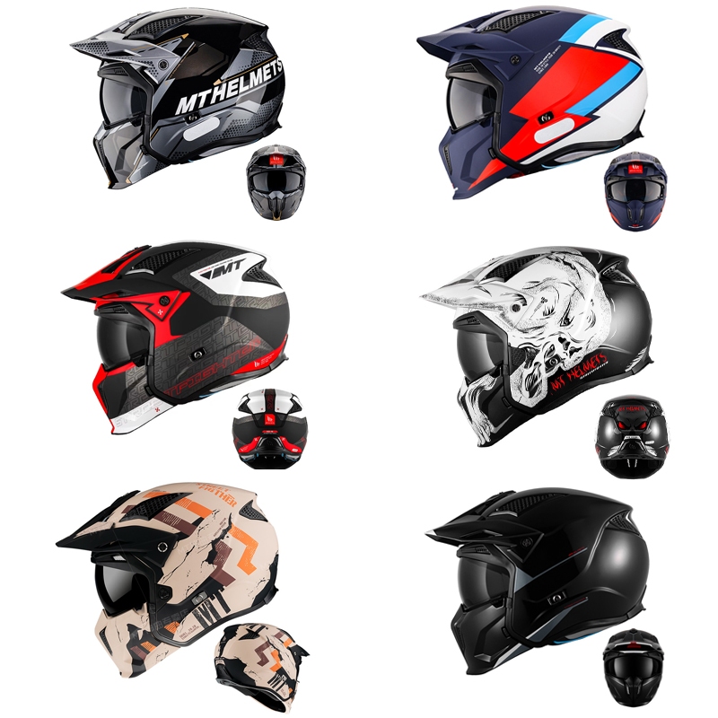 MT STREETIGHTER helmet combination helmet retro helmet detachable ...