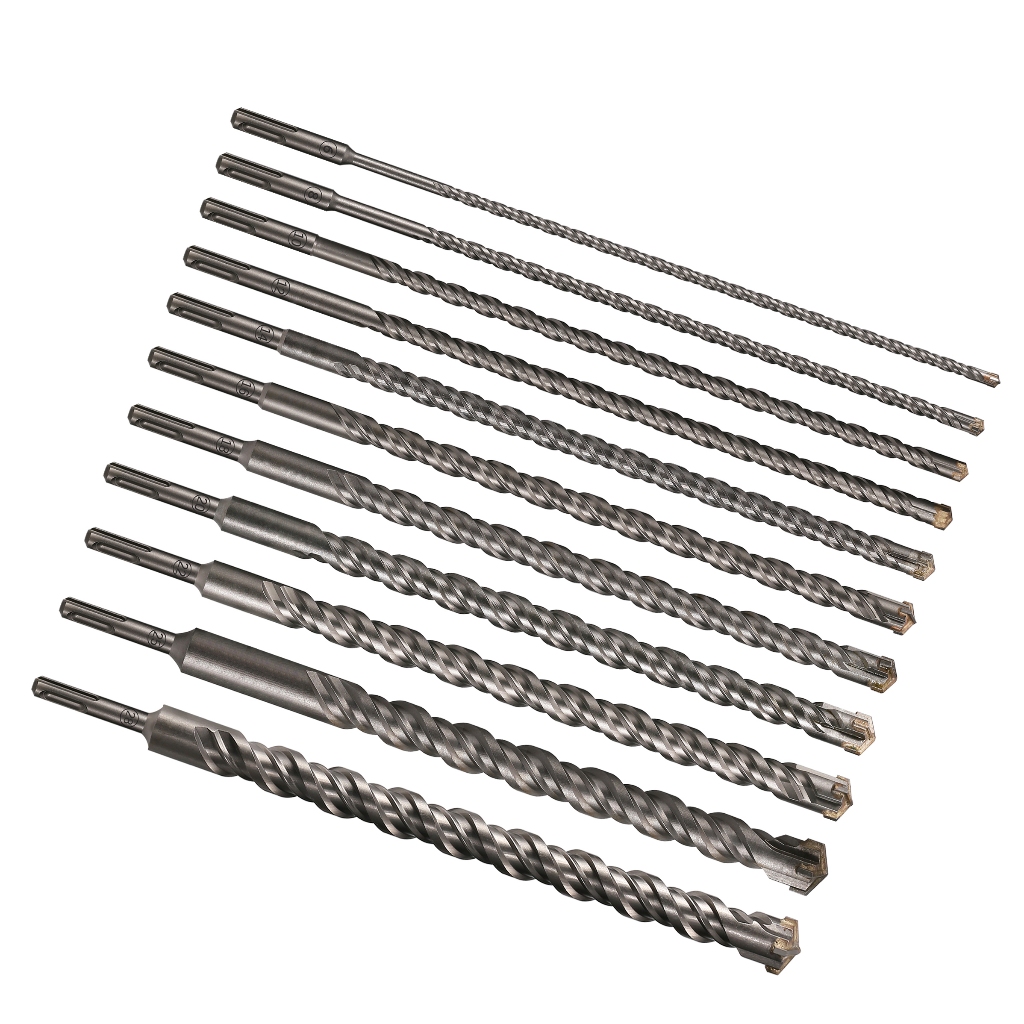 1Pc Concrete SDS Plus 6-28mm bit Cross Cutter head double auger Hammer ...