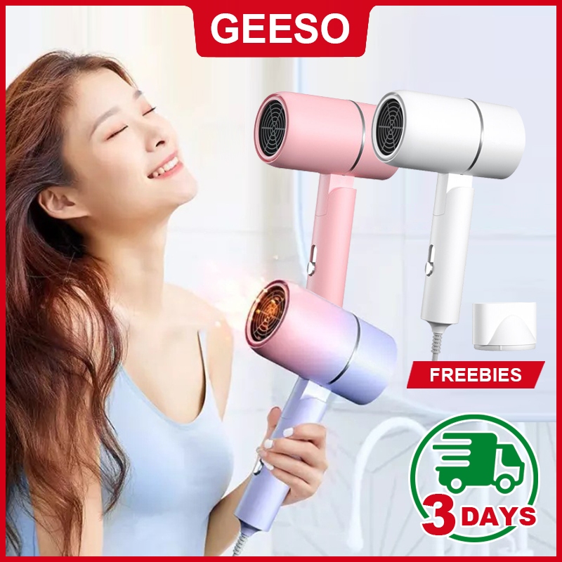 GEESO Mini Hair Blower Dryer Foldable Home Travel Small Pet Blower ...