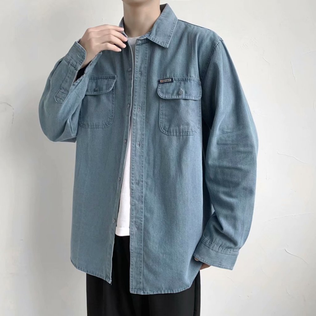 Local Shipping COD Men's Denim Jacket for men's denim good quality ...