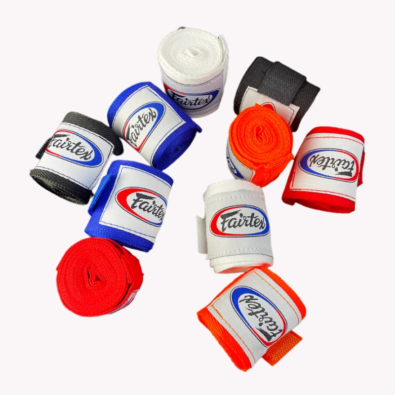 2PCS 1.75M Fairtex Boxing Hand Wraps Cotton High Elasticity Sports ...