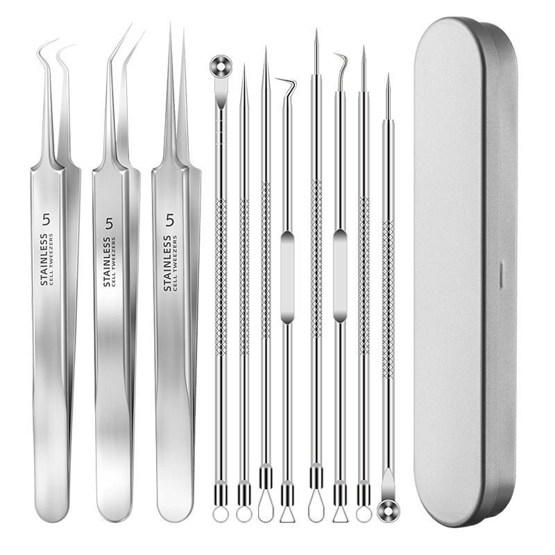 Acne Remover Tool Kit 11PCS Pimple Popping Kit for Acne, Pimple ...