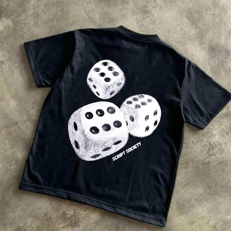 "DICE TEE" 2024 New Released High Quality 100% Cotton T-Shirts For Men ...