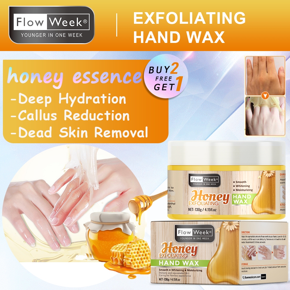 Flow Week Exfoliating Hand Wax Smooths Softens Rejuvenates Dry Hands ...