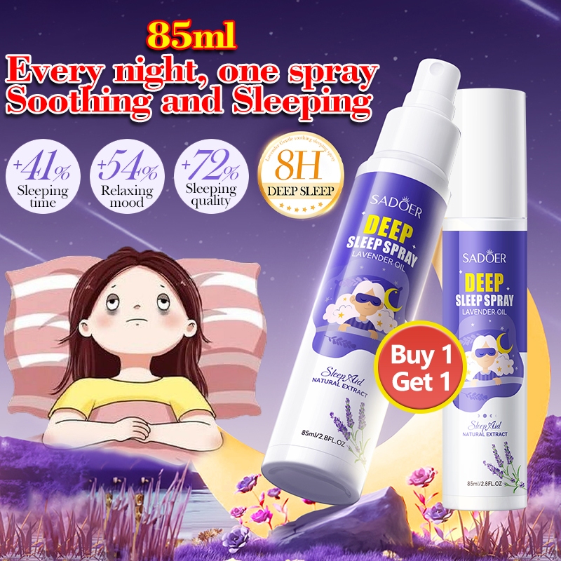 SADOER Lavender Sleep Spray, Insomnia Sleep Aid, Sleep Enhancer for ...