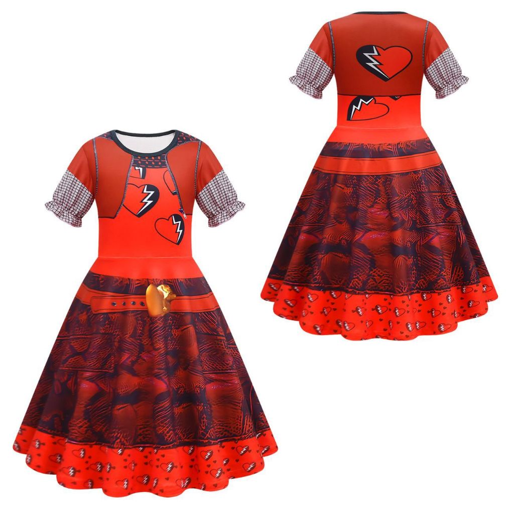 cosplayDescendants 4 Main characters costumes big girl dresses | Shopee ...
