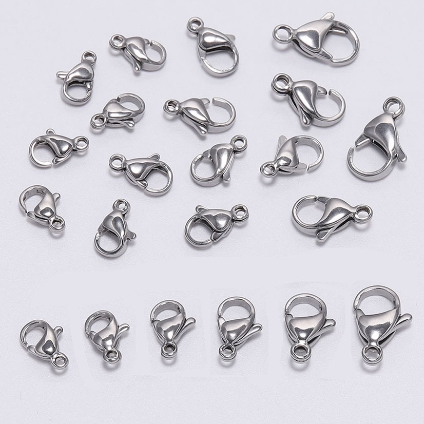 St.kunkka 10 Pcs Stainless Steel Clasp Hooks,Lobster Claw DIY jewelry ...