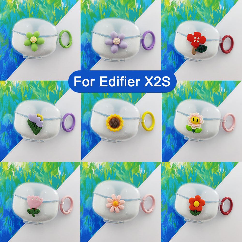 Transparent Earphone Case Cover for Edifier X2S Protect Cartoon ...