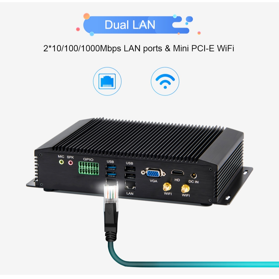 Industrial Mini PC Intel Core i3-7100U / i5-7300U / i5-8350U / i7-7500U ...