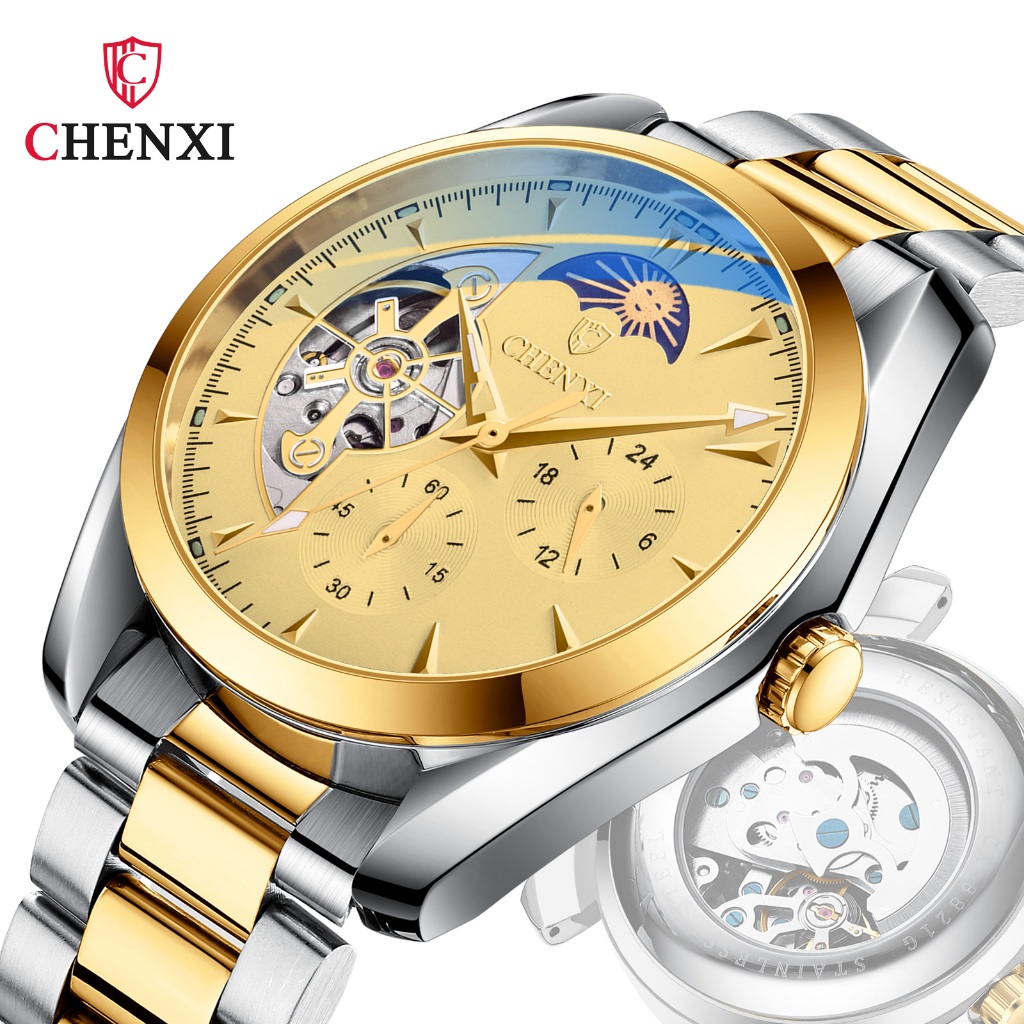 CHENXI Mechanical Watch For Men Waterproof Original Automatic Mens ...