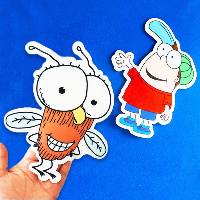 Fly Guy > English Picture Book Story Apron Drama Performance Props Can ...
