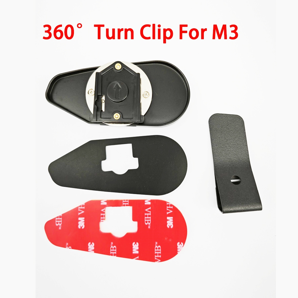Maxto M3/ M3S 360° Turn Clip Bracket Mount Base Holder Headset Clamp ...