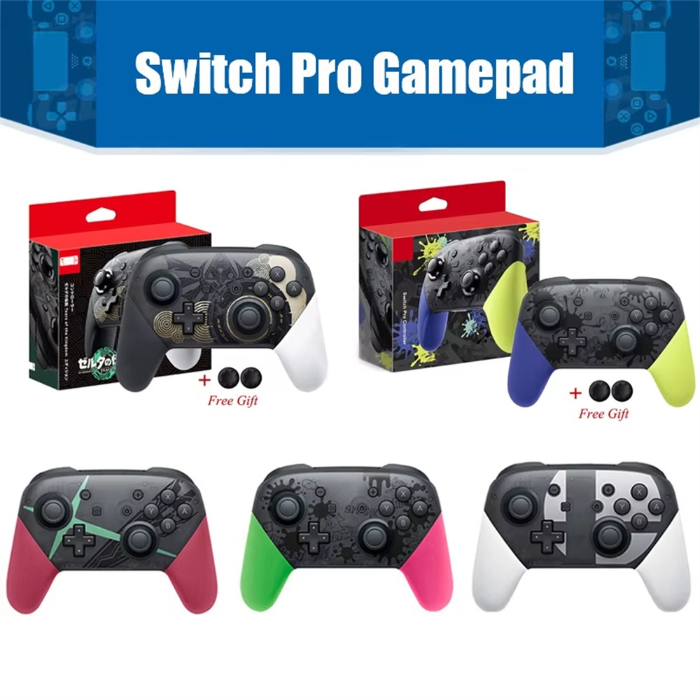 Wireless Switch Pro Zelda Controller with Joystick Double Vibration ...