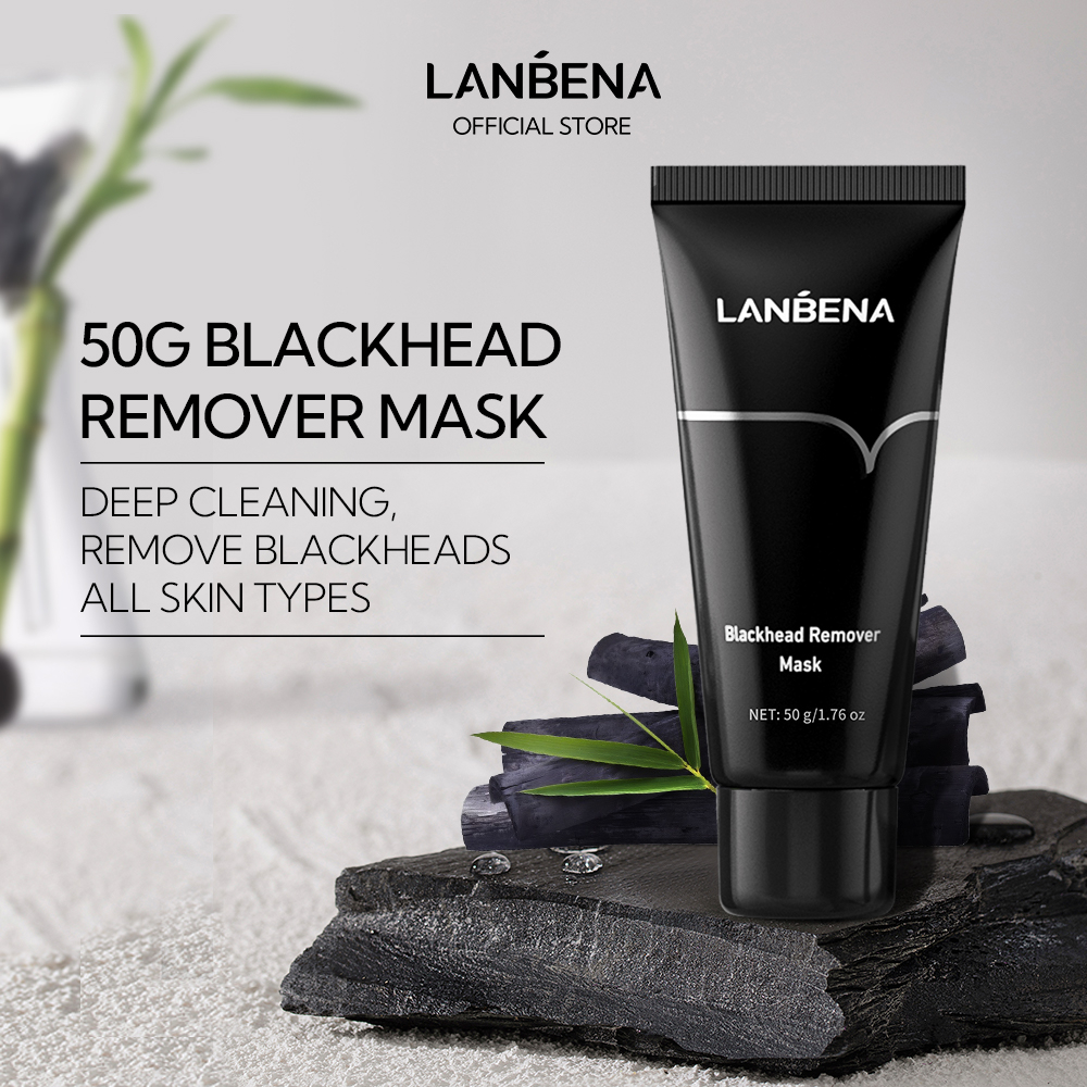 LANBENA Black Mask Detox Blackhead Remover Nose Masks Acne Controlt ...