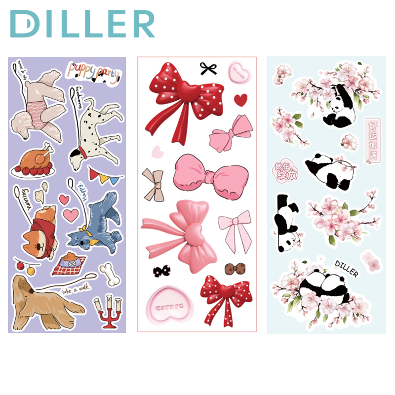 Diller Stickers Waterproof for Water Bottle Thermos S01 | Shopee ...