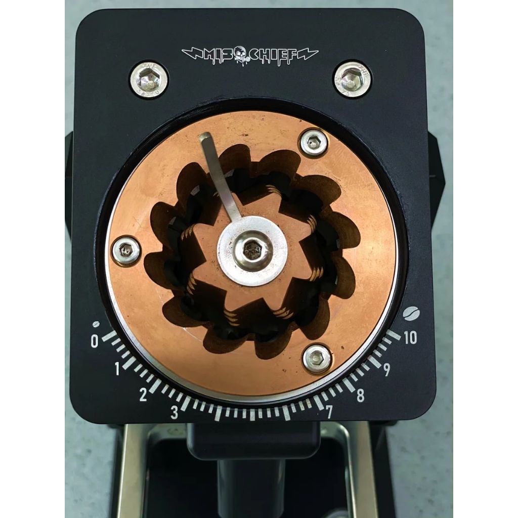 Mischief Workshop Demon Single Dose Grinder 71mm Conical Burr Coffee ...