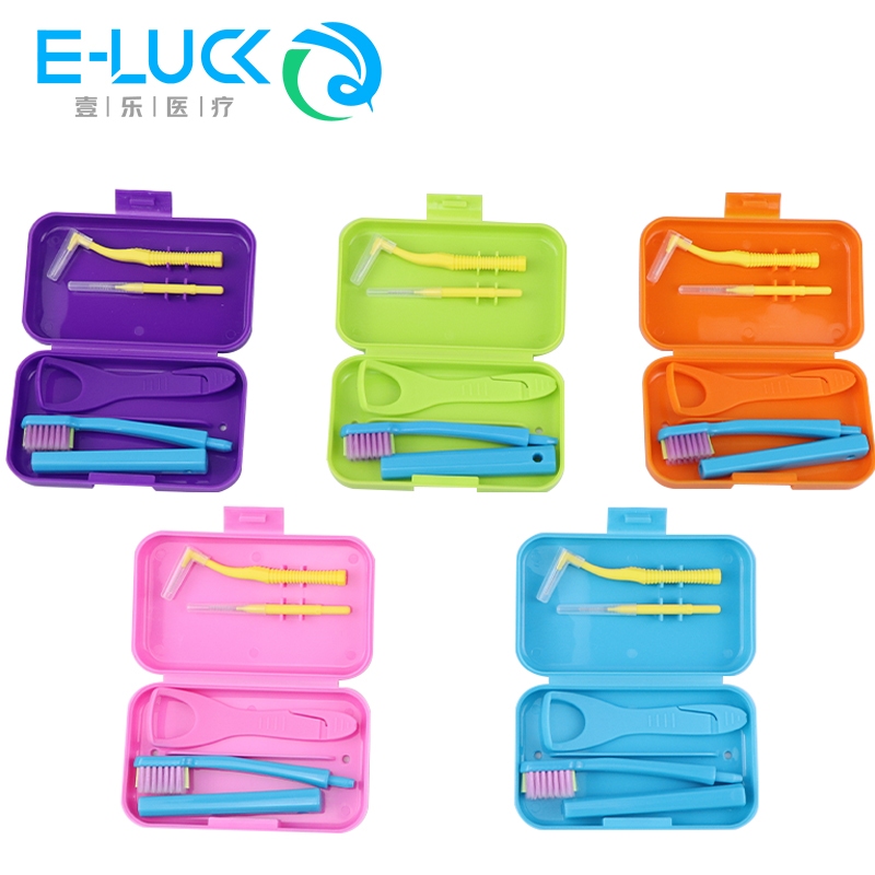 Invisible Orthodontic Set Dental Care Set Tongue Scraper+folding ...