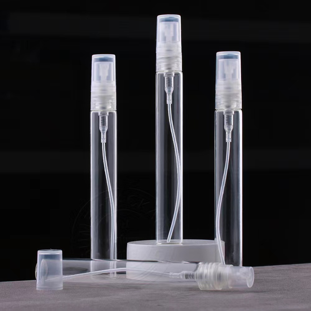 Transparent Perfume Bottle 2ML 3ML 5ML 10ML Glass Spray Bottle Portable ...