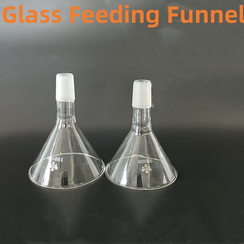 Glass Feeding Funnel High Borosilicate Frosted Interface Diameter ...