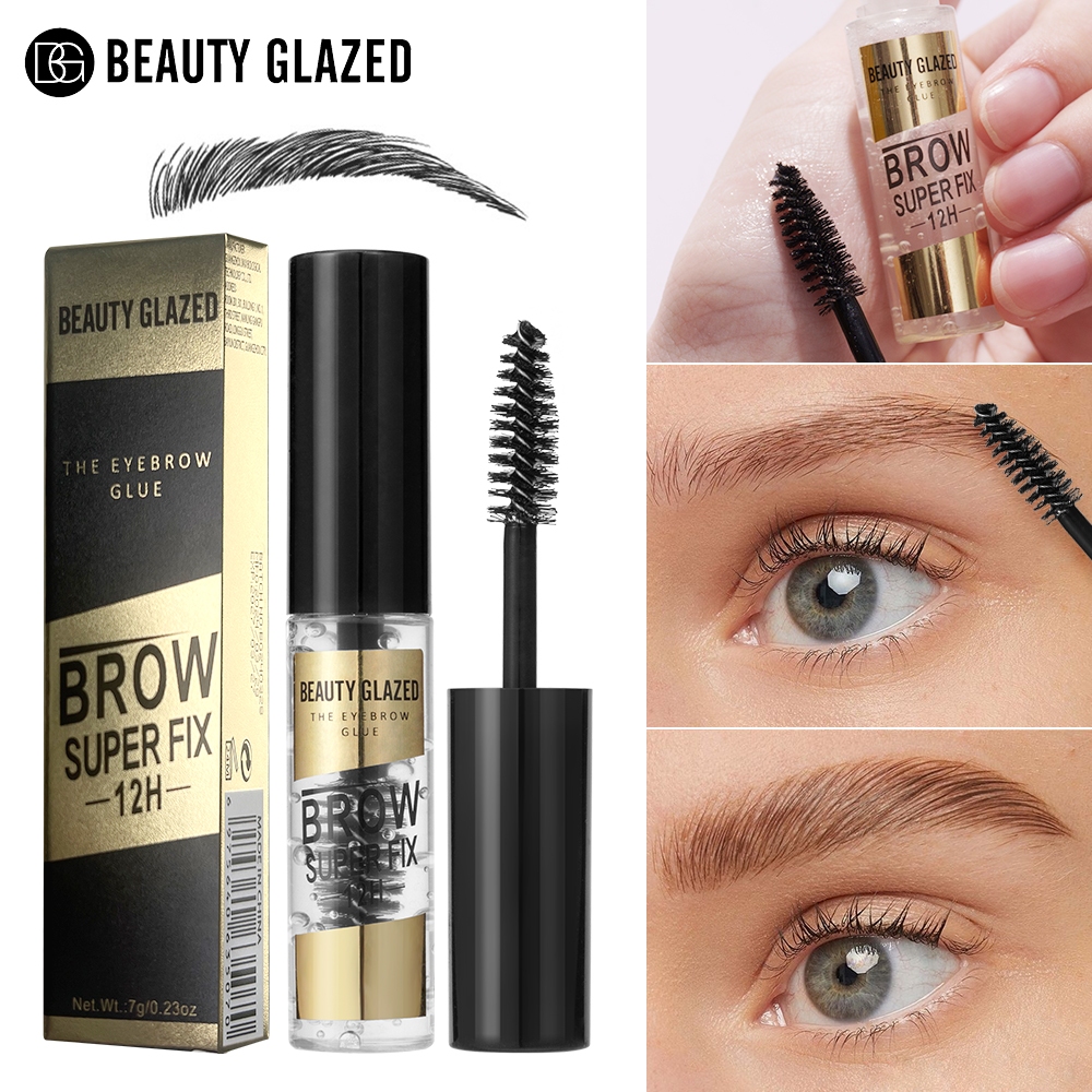 BEAUTY GLAZED Eyebrow Fix Glue Eyelash Styling Gel Brow Natural ...