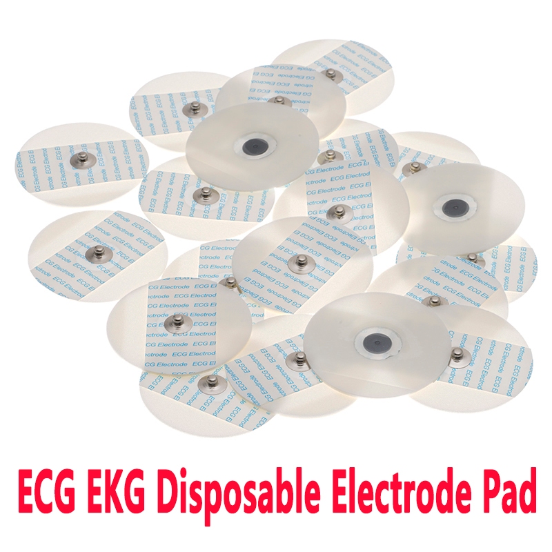 20 pieces per pack ECG EKG cable or leadwire disposable 55×55mm Adult ...