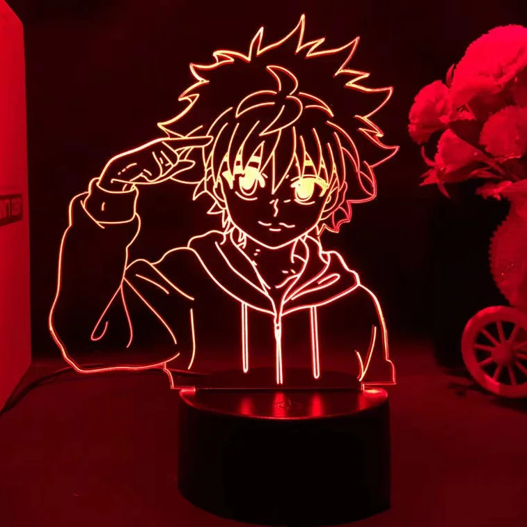 Anime Hunter X Hunter Led Night Light Killua Zoldyck Figure Nightlight ...