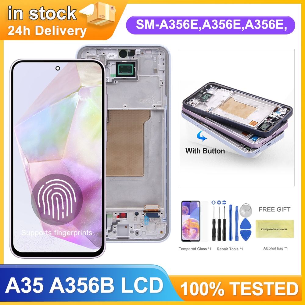 AMOLED For Samsung Galaxy A35 5G LCD Display Touch Screen Assembly SM ...