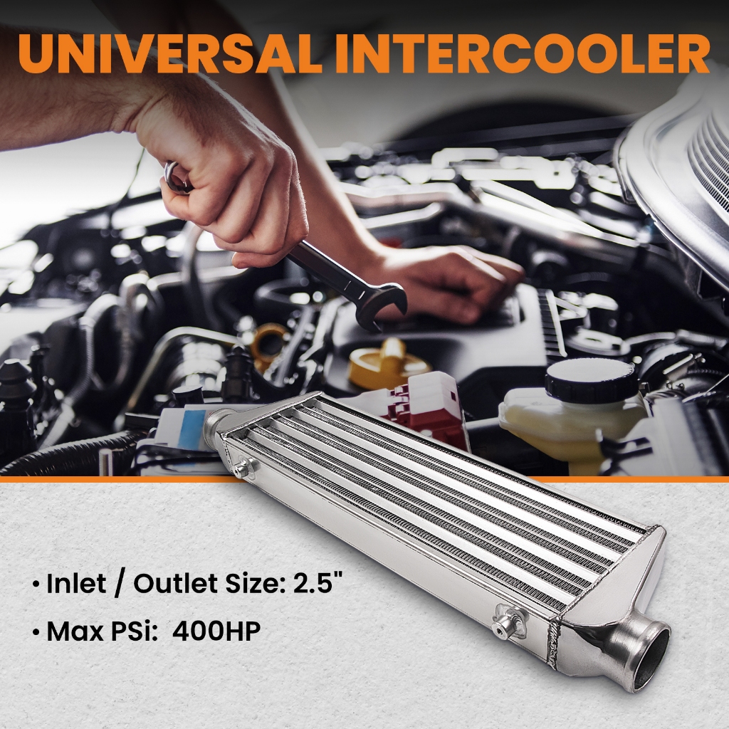 maXpeedingrods Universal Front Mount Intercooler 550x180x64 Core, 63mm ...