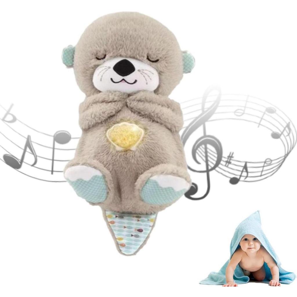 Breathing Otter, Sleep Soothe Snuggle Otter,Calming Otter Plush for ...