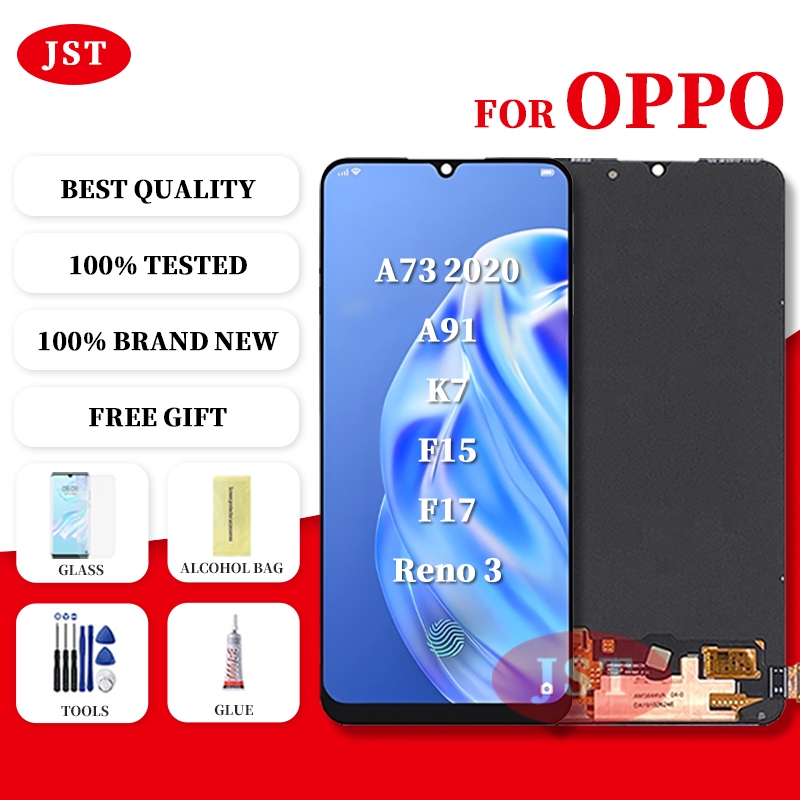 For Oppo Reno 3 F15 F17 K7 A73 2020 A91 LCD Display Touch Screen ...