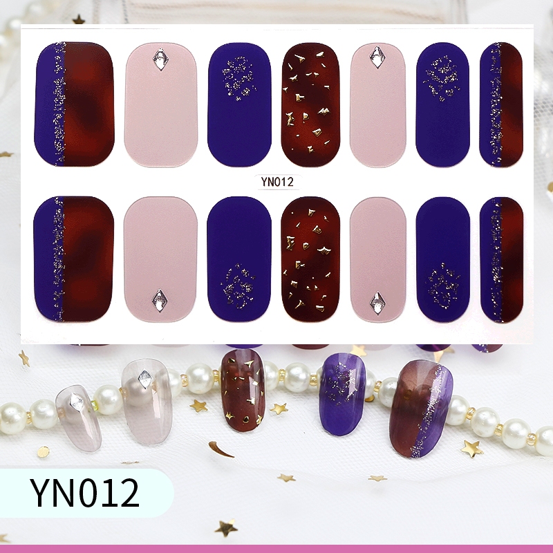 12pcs/set Cute Nail Sticker Cartoon Fashion Tearable and Durable DIY ...